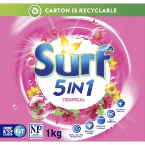 Surf Laundry Powder 5 In 1 Tropical 1kg - Rotorua